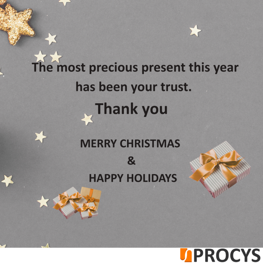 Simplify your Christmas preparations! – Procys